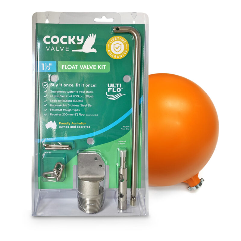 1 ½" Ulti Flo Kit + 8" Ball Float Multi-kit - Cocky Valve